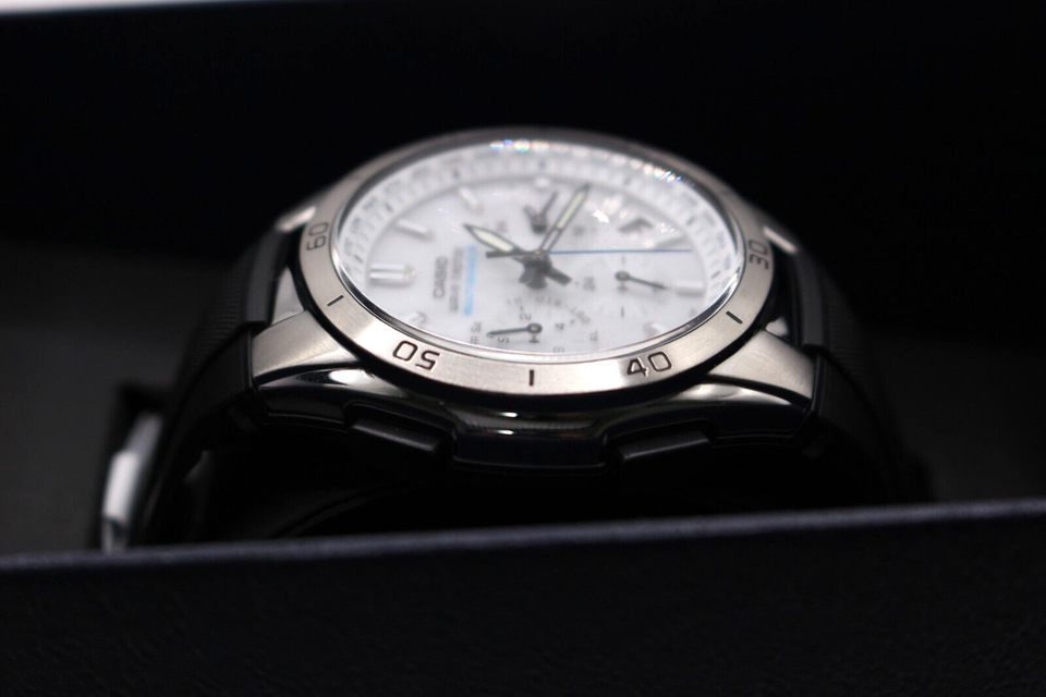 CASIO WAVE CEPTOR WVQ-M410-7AJF White Tough Solar Men's Watch New in ...