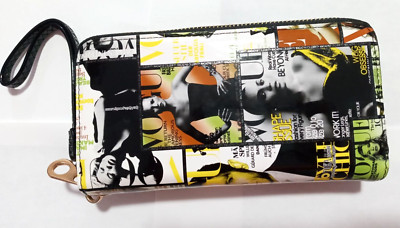 New 8"x 4" Magazine zipper wallet glossy zip off | eBay