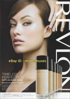 REVLON Cosmetics 1-Page Magazine PRINT AD 2012 OLIVIA WILDE beautiful ...
