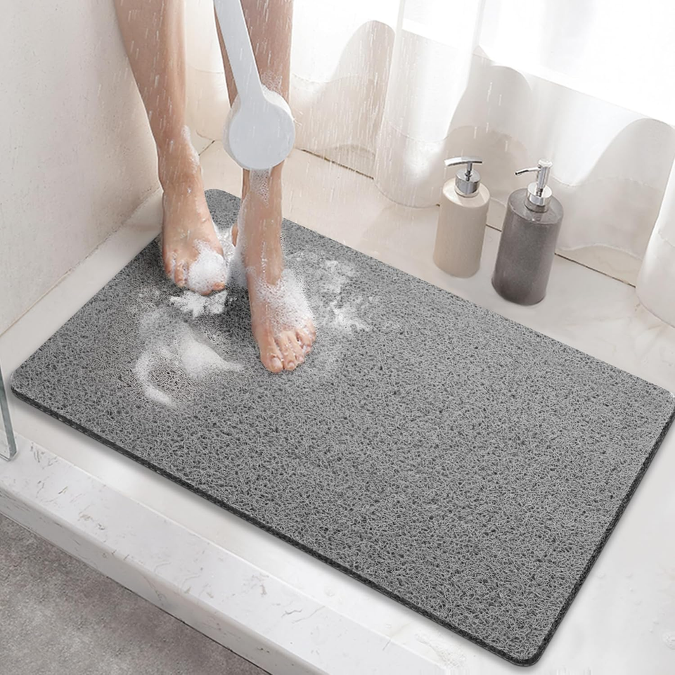 Soft Textured Shower Mat, Non Slip Anti Mould for Inside Shower ...