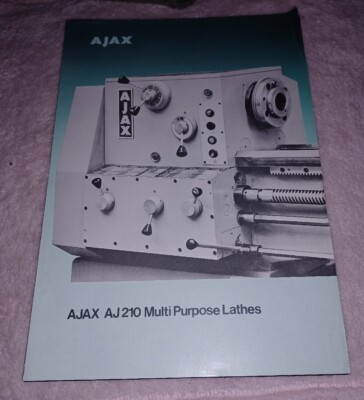 AJAX Machine Tool Co Ltd AJ210 HEAVY DUTY MULTI PURPOSE LATHES SALES ...