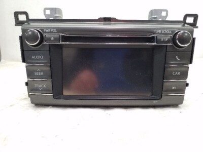 2013-2014 Toyota RAV4 Radio Receiver AM FM CD Player Display Screen OEM ...