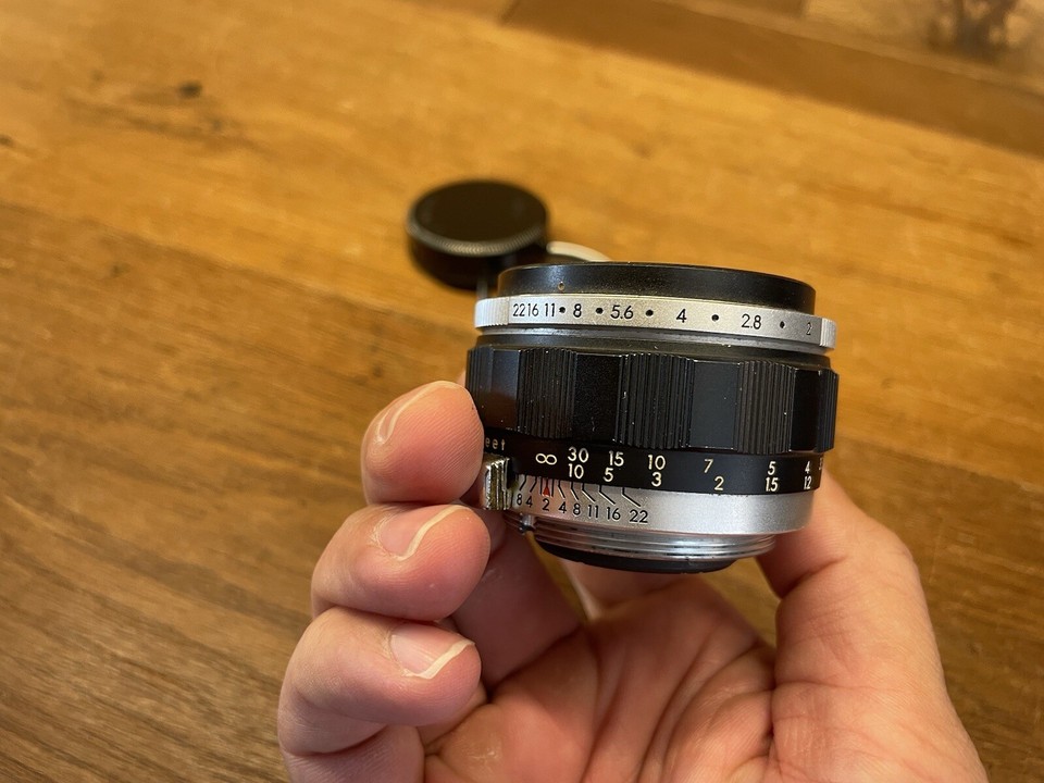 *Near Mint ++* Pentax Auto Takumar 55mm F/2 Early Model Standard Lens ...