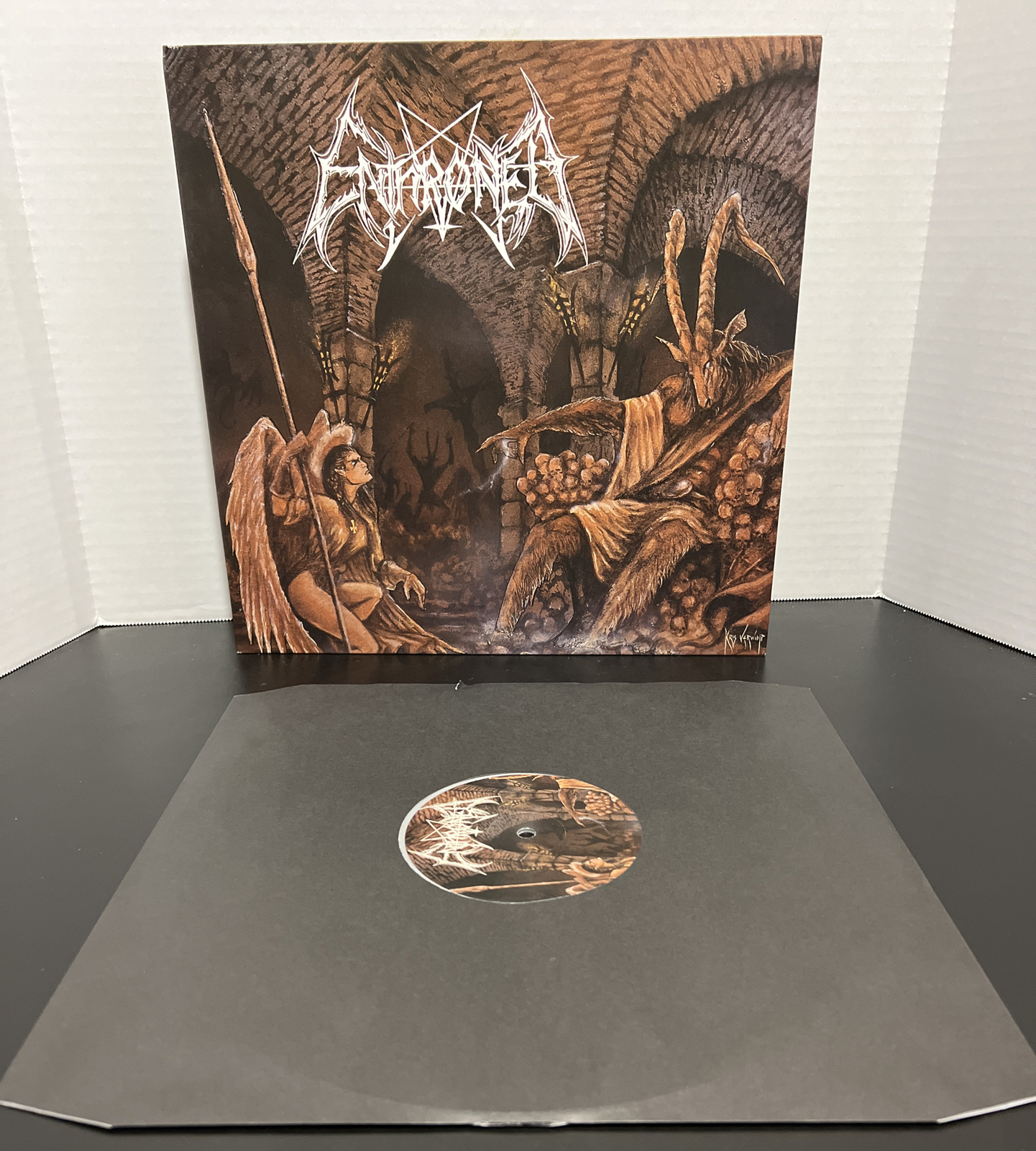 Towards the Skull Throne of Satan by Enthroned (Record, 2015) for sale ...