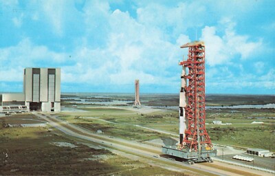 John F. Kennedy Space Center Postcard NASA Apollo 4 First Space Vehicle ...
