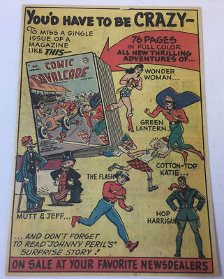 1948 DC Comics ad page~GREEN LANTERN,Wonder Woman,The Flash,Mutt & Jeff ...