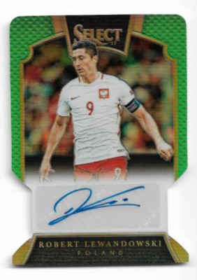 2016-17 Panini Select Soccer Autograph Auto Card : Robert Lewandowski ...