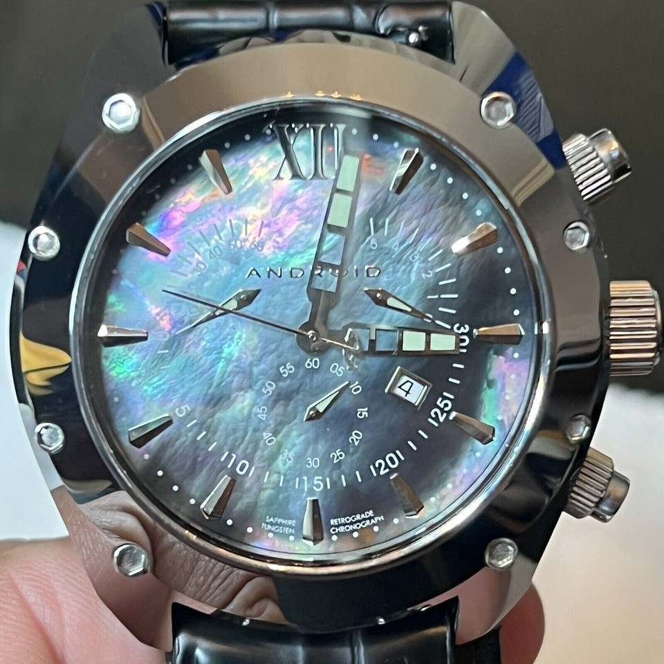 Android AD 604 Swiss Retrograde Chronograph Solid Tungsten | eBay