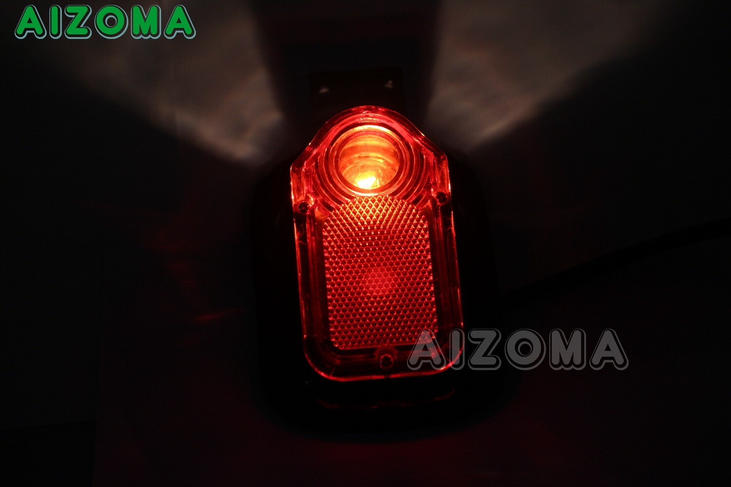 Chrome Motorcycle Tombstone Brake Tail Light Lamp For Harley Softail ...