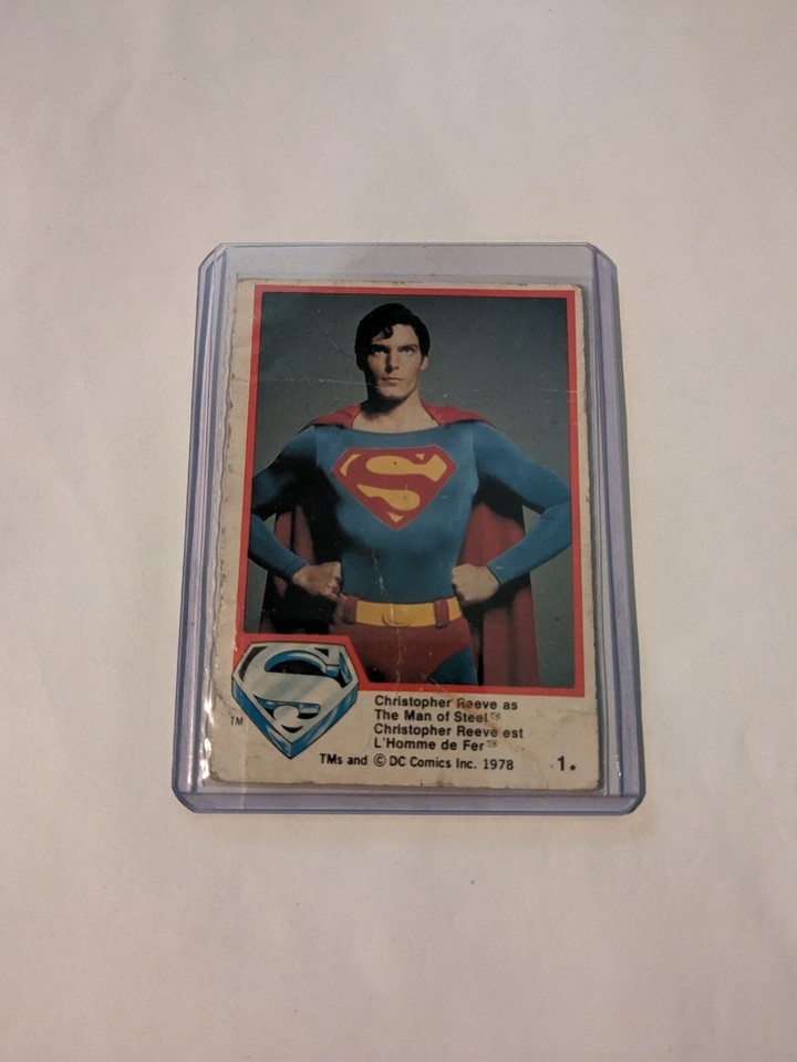 SUPERMAN THE MOVIE - 1978 Topps Trading Cards (#1 Card) Christopher ...