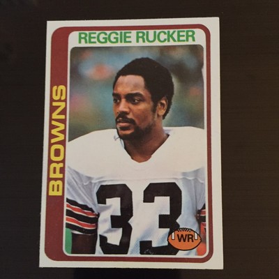 1978 Topps REGGIE RUCKER #473 Cleveland Browns Boston University | eBay