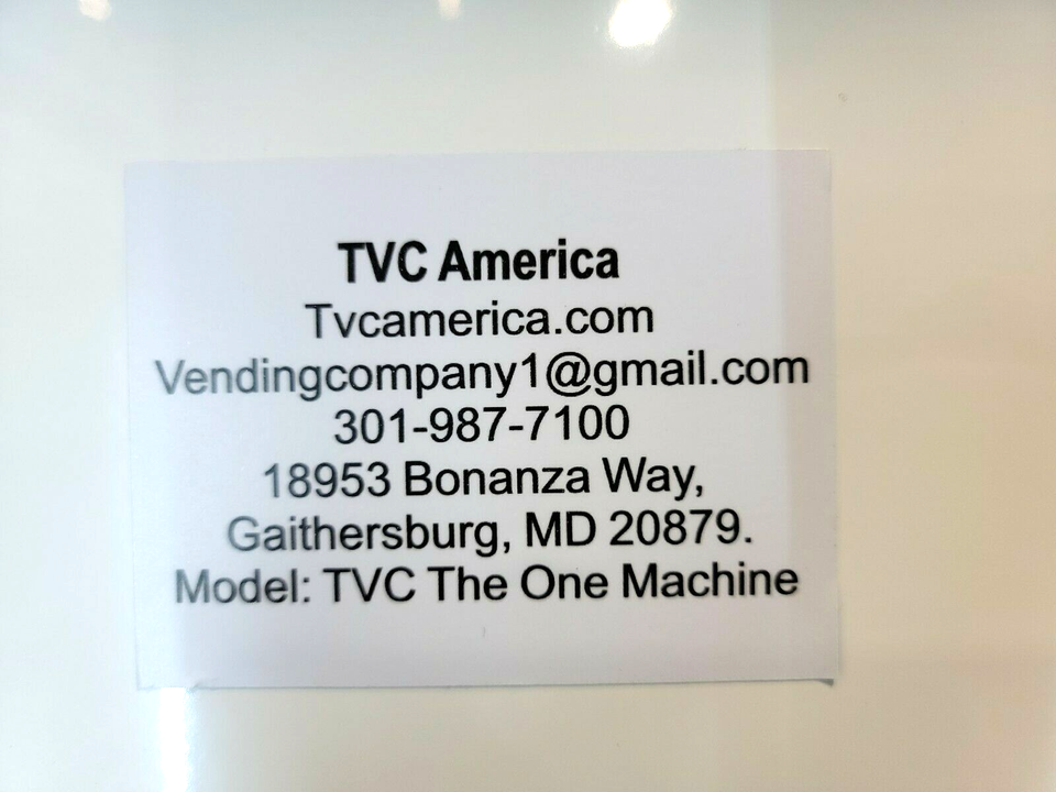 COMBO VENDING MACHINE BRAND NEW WITH 1 YEAR WARRANTY SLIM TVC-VC COMBO ...