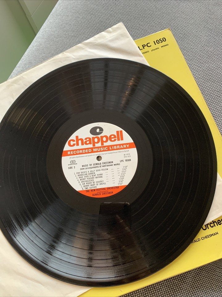 Chappell Recorded Music LP - Chappell Library LPC 1050 , Excellent ...