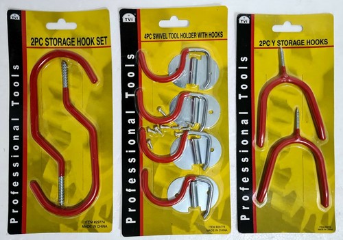 TVI Professional Tools 🔨 HOOKS 🔧 'Y' Shape & Swivel Tool Holder Hooks ...