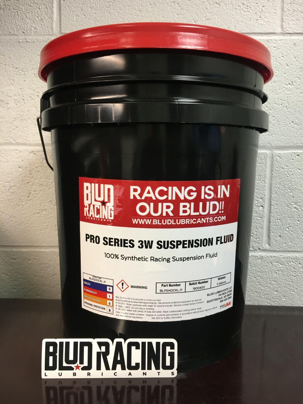 Blud Lubricants Pro Series 3W 100% Synthetic Suspension Fluid - 5 ...