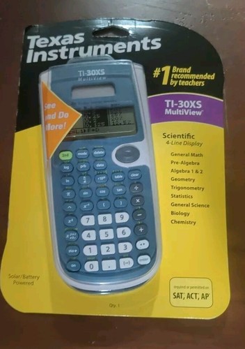 Texas Instruments TI-30XS 4 Line MultiView Scientific Calculator Sealed ...