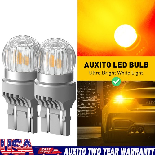 2X T20 7443 7440 LED ERROR CANBUS CAR FREE STOP BRAKE TAIL LIGHT BULB ...