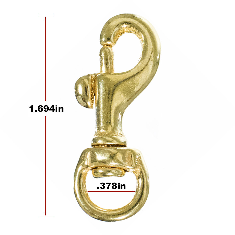 Brass Swivel Snap Hooks - Available in Multiple Sizes | eBay