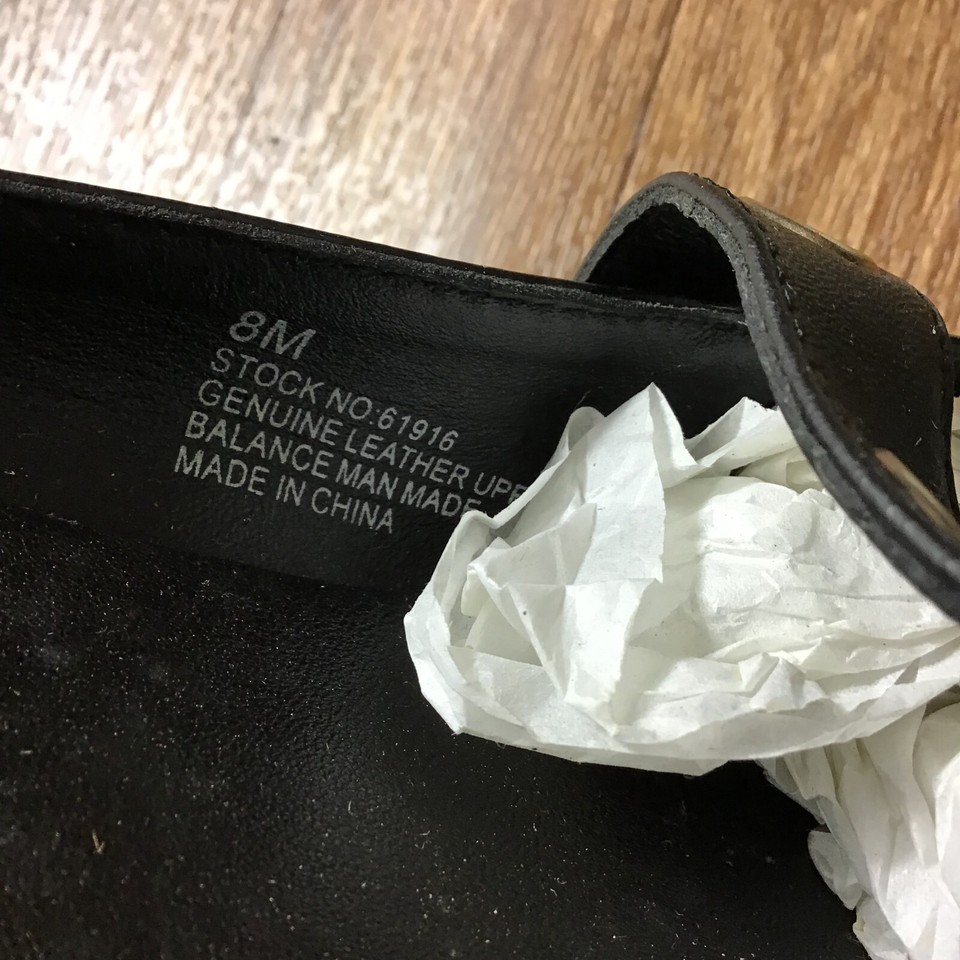 New Vintage Jamie Saddock Women's Size 8 Black Leather Closed Toe ...