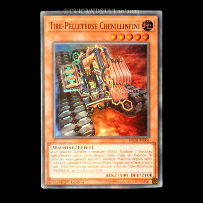 carte YU-GI-OH INCH-FR004 Tire-Pelleteuse Chenillinfini Super Rare | eBay