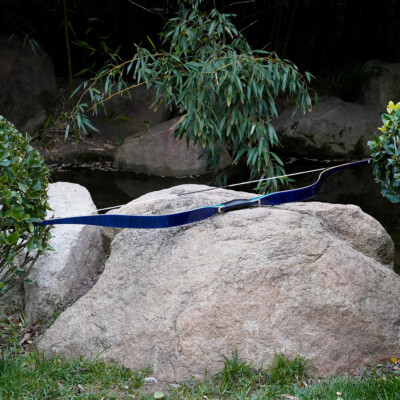 US 64'' ZhuRan Curly Maple Blue Han Bow Recurve Bow Long Bow Archery ...