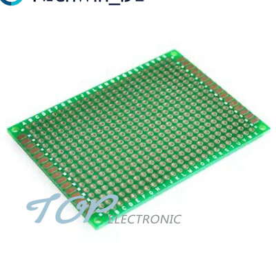 Double Side Prototype PCB Tinned Universal Breadboard 5x7 cm 50mmx70mm ...