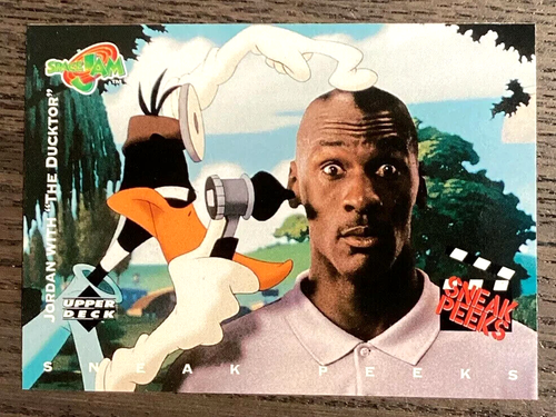 1996-97 Upper Deck Space Jam Sneak Peeks Michael Jordan & Daffy Duck ...