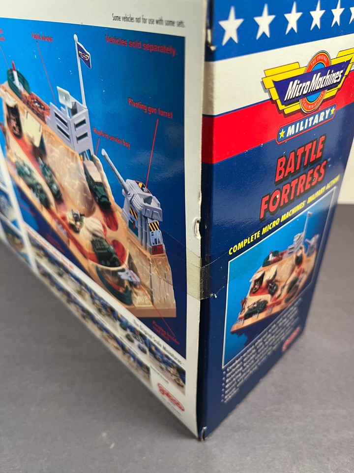 Micro Machines Military Battle Zones BATTLE FORTRESS Playset Figure ...