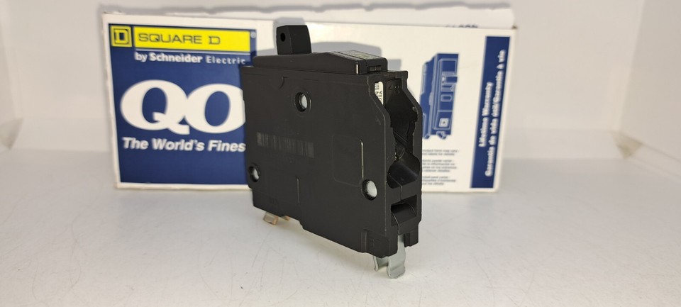 Square D QO115 15 Amp 1 Pole 120/240V Yellow Face Circuit Breaker NEW ...
