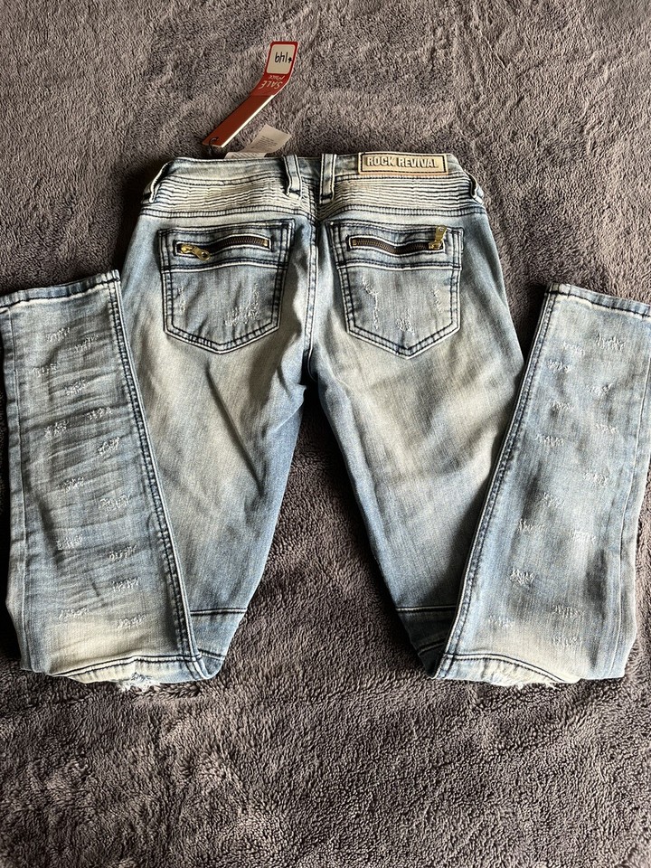 womens rock revival jeans size 26 skinny New With Tags | eBay
