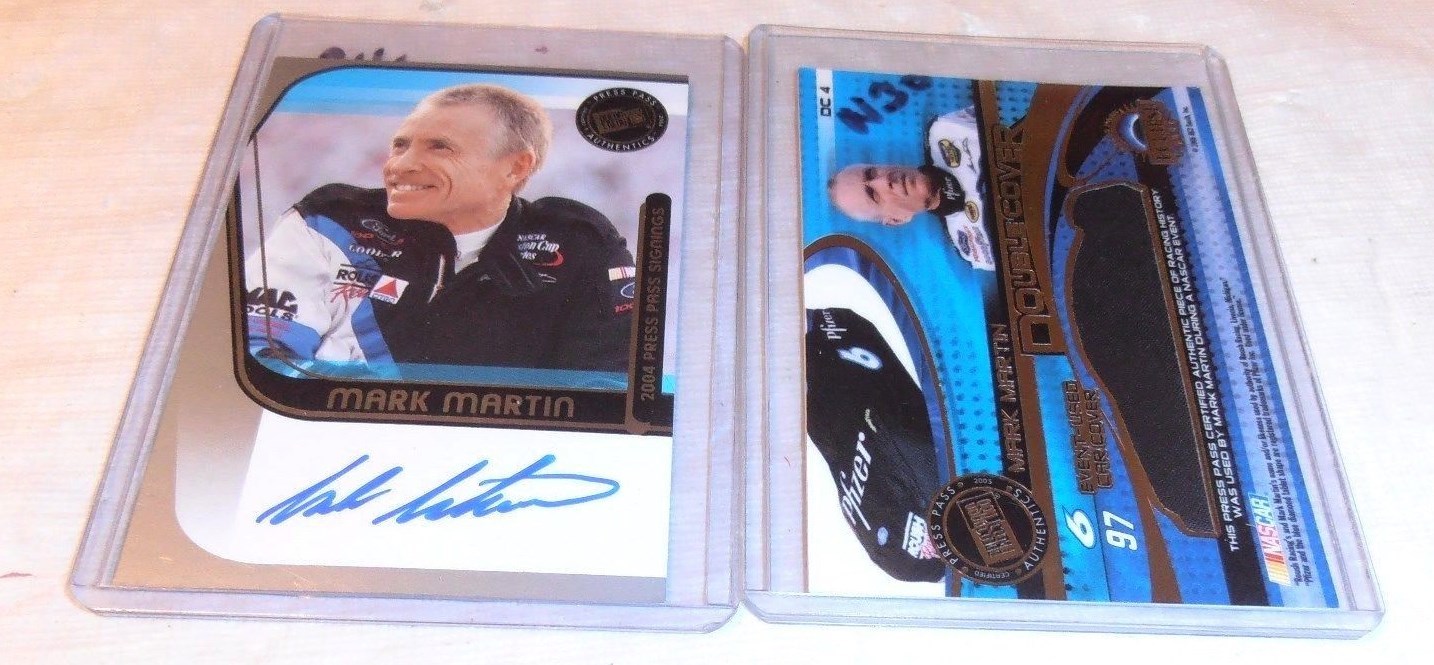 13- MARK MARTIN CARD LOT MAKE OFFER ON ONE OR MORE CARDS OLD VINTAGE ...