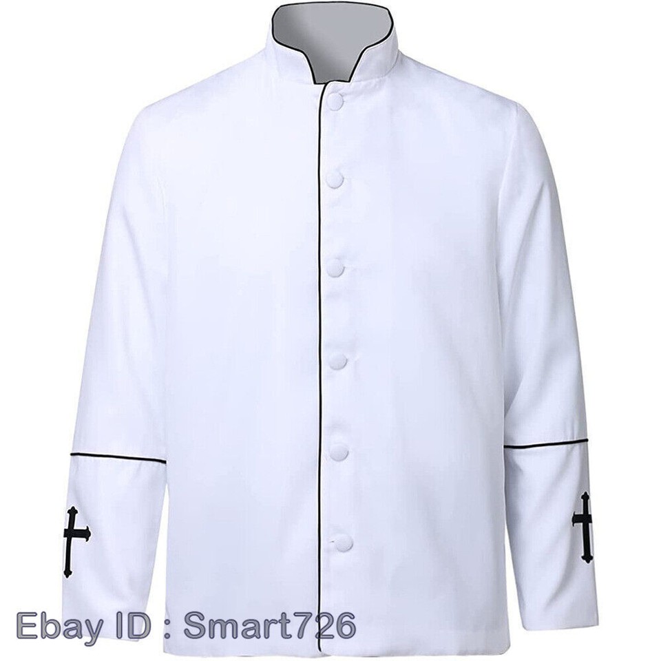 Clergy Men's Coat Men's Priest Jacket Pastor Preacher Minister Clerical ...