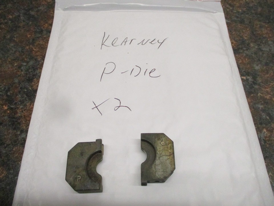 KEARNEY O STYLE 6 TON CRIMPER CRIMPING P DIE FREE SHIPPING | eBay