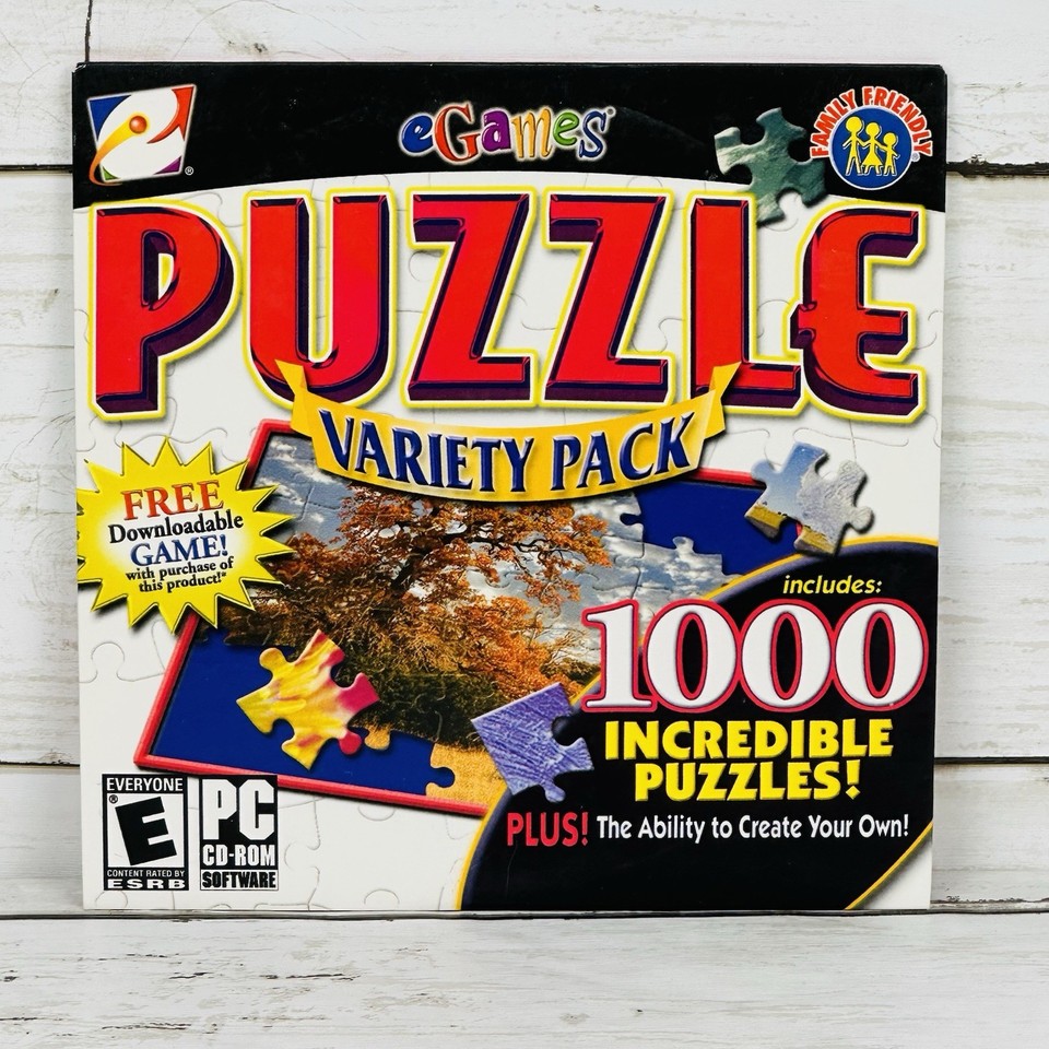 Lot of 9 Vintage Computer Games Various Types from 2000-2005 Untested ...