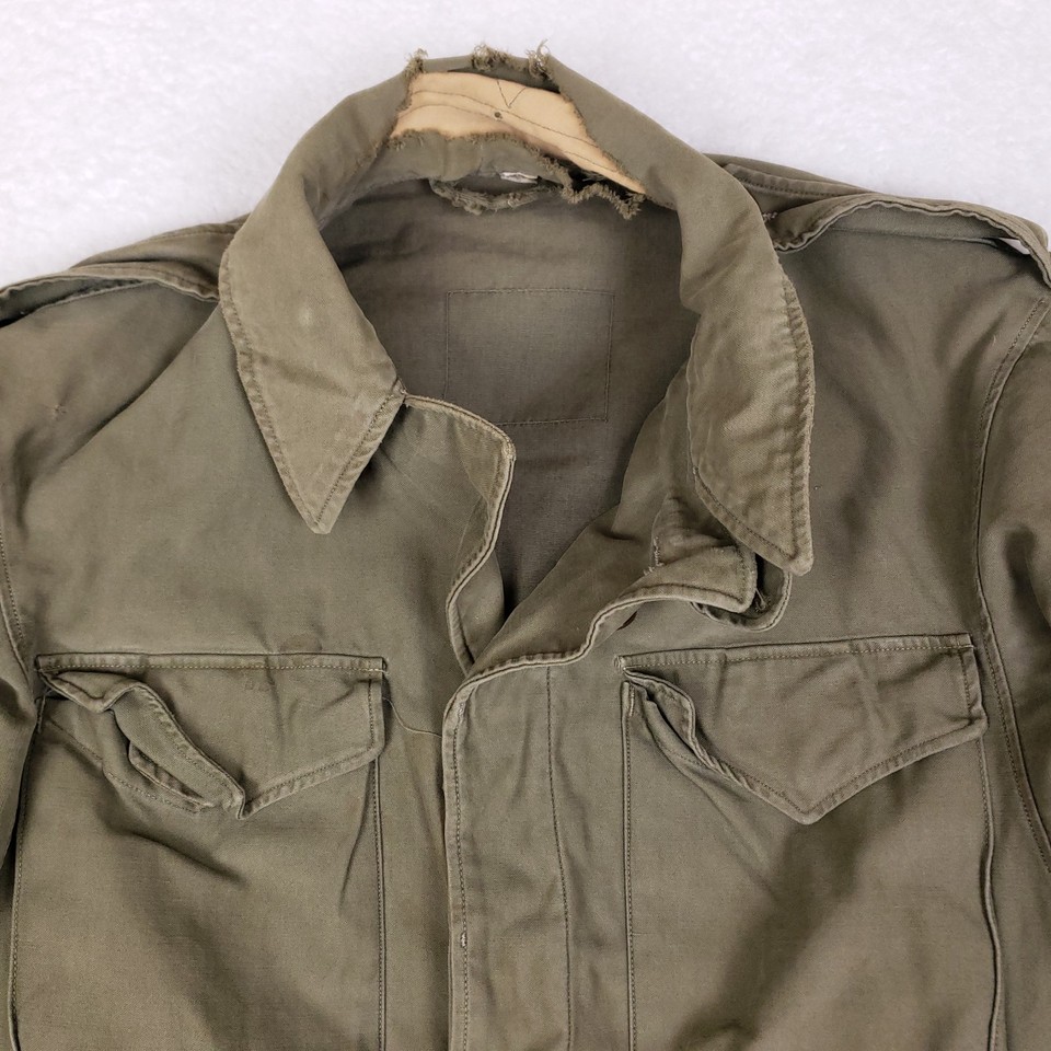 WWII US Army M1943 Field Jacket M-43 Size 36I Original Military Vintage ...