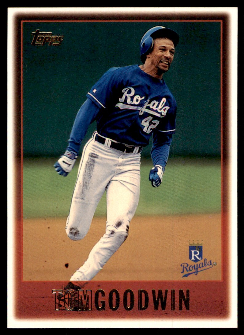1997 Topps Baseball Card Tom Goodwin Kansas City Royals #122 | eBay