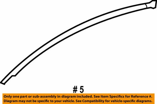 75922-48020 Toyota Tape, black out, no.1 lh 7592248020, New Genuine OEM ...