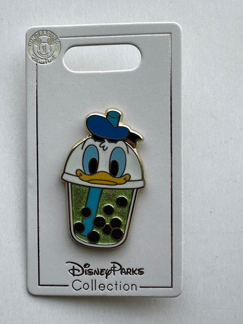 Disney Donald Duck Boba Bubble Tea Pin Donald Sipper Cup Shanghai SDR ...