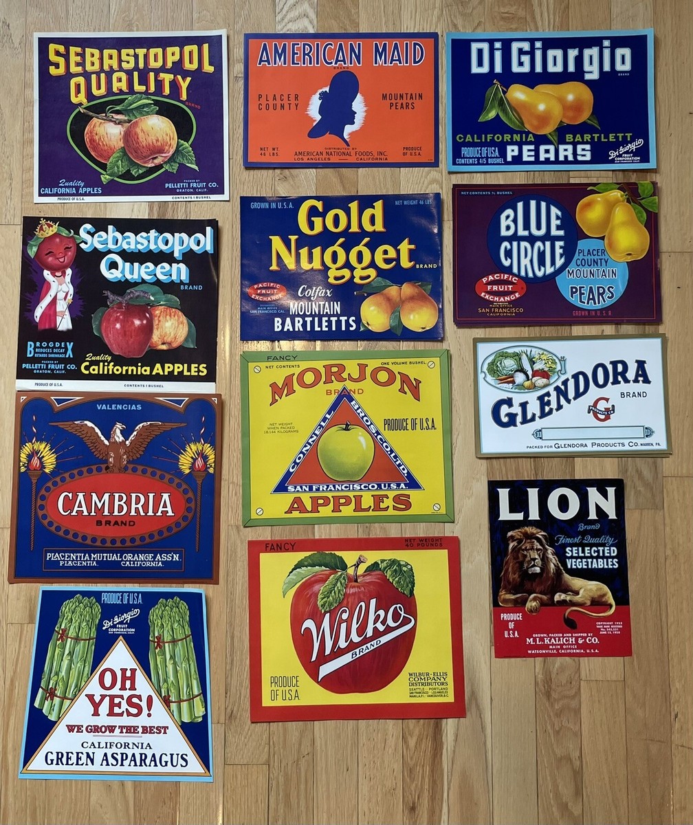 Old Vegetable Crate Labels Warshaw Collection Of Business Americana