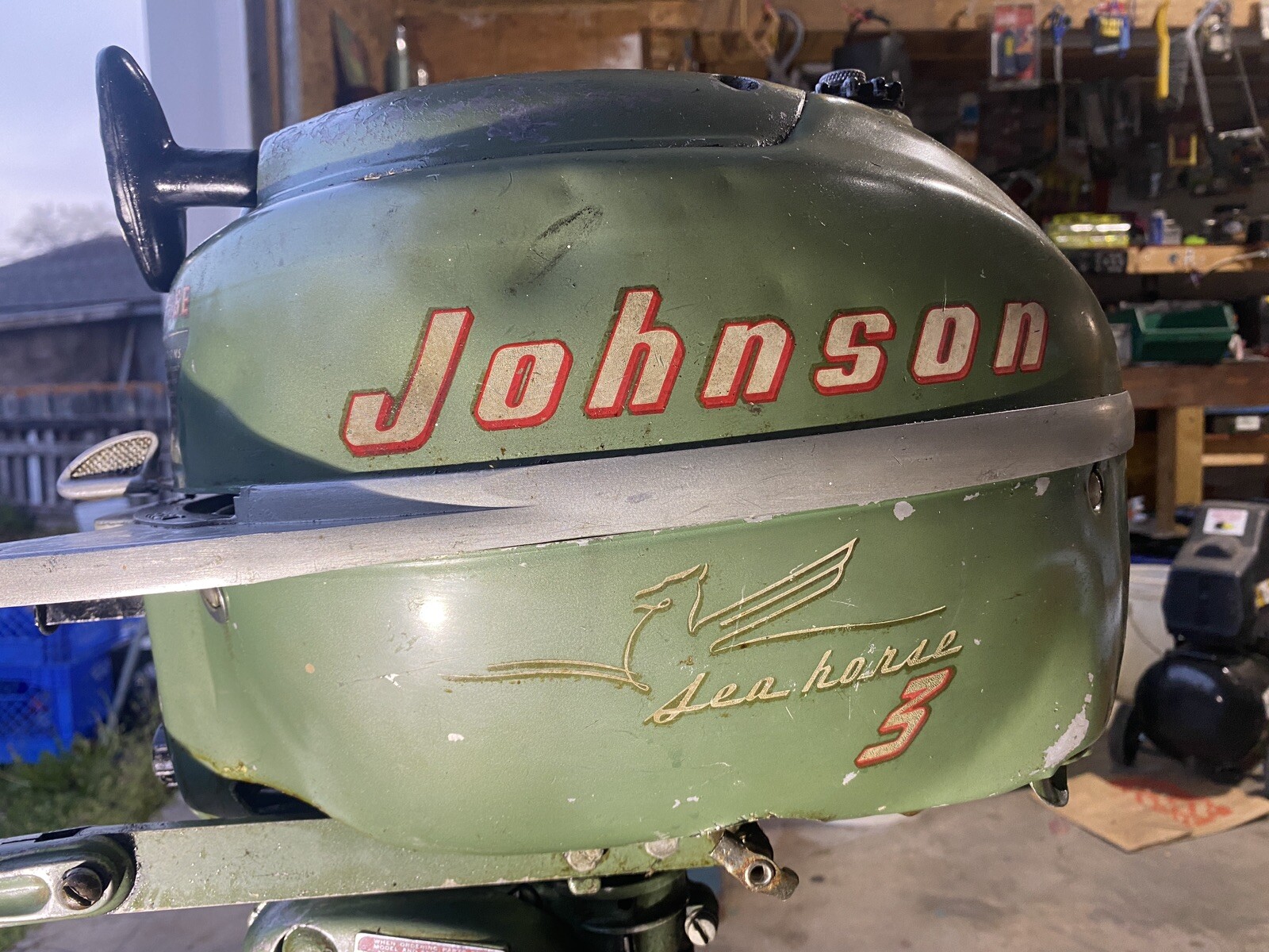 Vintage Johnson Outboard 3HP model JW-10 Not Tested | eBay