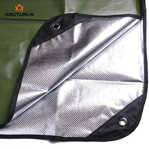 Arcturus Heavy Duty Survival Blanket - Insulated Thermal Reflective ...