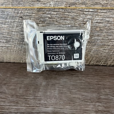 Epson Genuine 87 Ink Cartridge GO Gloss Optimizer Free Shipping! | eBay