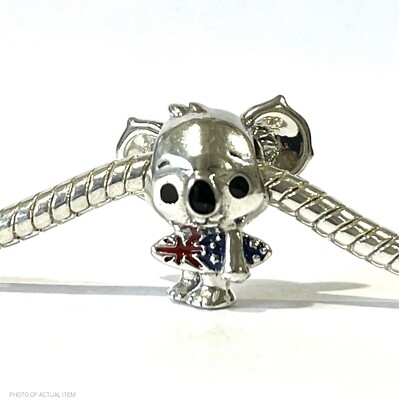 PANDORA Charm Sterling Silver ALE S925 SURFING KOALA 799031C01. | eBay