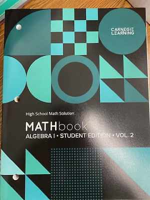 MATHbook: Algebra 1 Vol 2 High - Paperback, by Amy Lewis Josh - Very ...