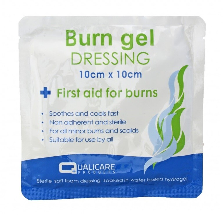5cm, 10cm- Burn Gel - Sterile, Soothing Relief, Cooling Gel dressing ...