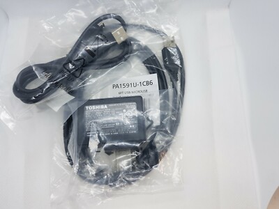 2 Toshiba USB-MICROUSB Charging Cables with AC/DC Adapter deal | eBay
