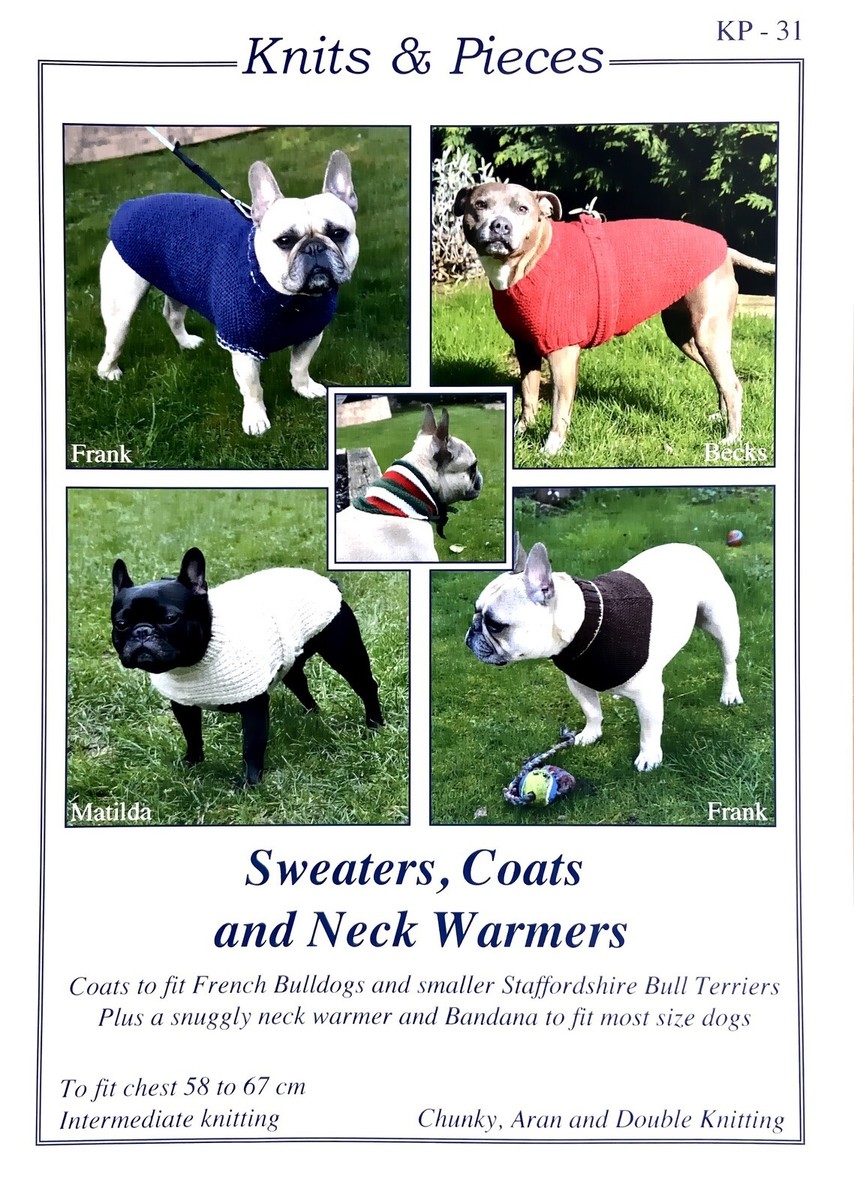 Knitting Patterns For Bulldog Sweaters Cabled Knitted Dog Sweater