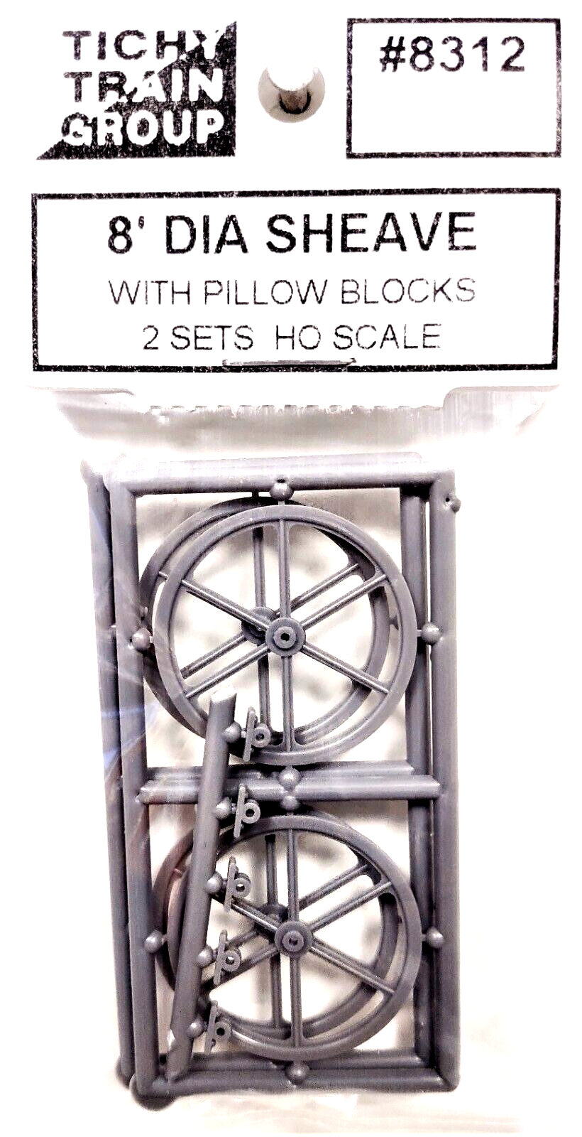 HO Scale Tichy Train 8312 8' Diameter Sheave-Pillow Blocks | eBay