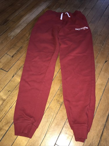 True Religion Juniors XL Maroon Sweatpants | eBay