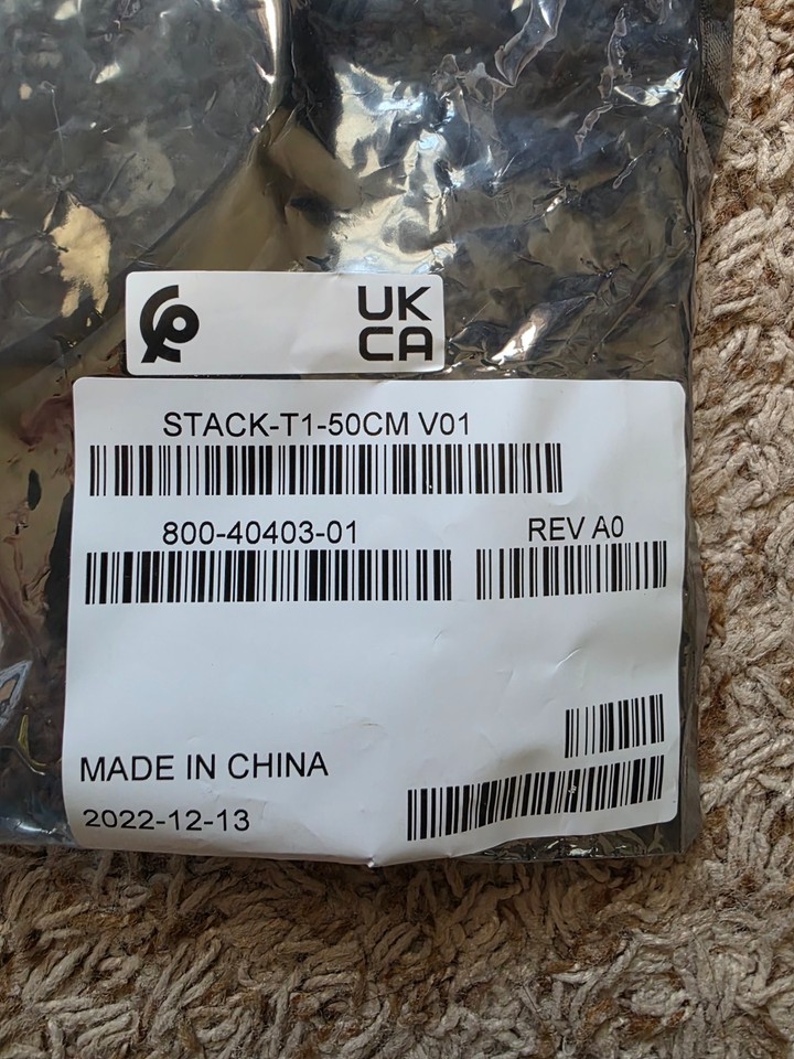 Genuine CISCO STACK-T1-50M (800-40403-01) V01 StackWise 50CM Stacking Cable New | eBay